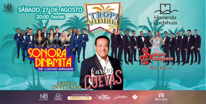 Tropi Cumbia Tour - Carlos Cuevas :: Sitio Oficial México