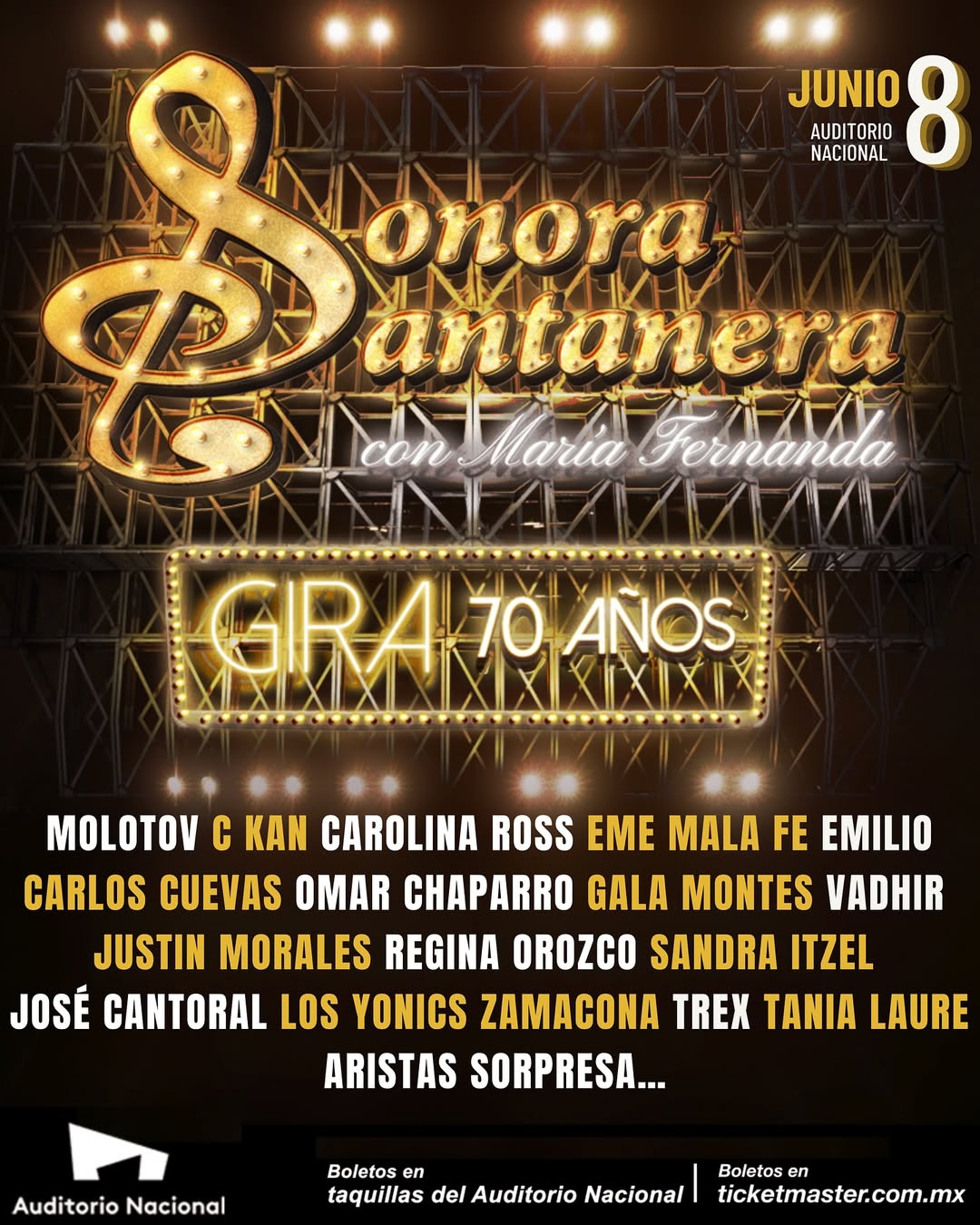 Sonora Santanera Gira 70 Años - Carlos Cuevas :: Sitio Oficial México